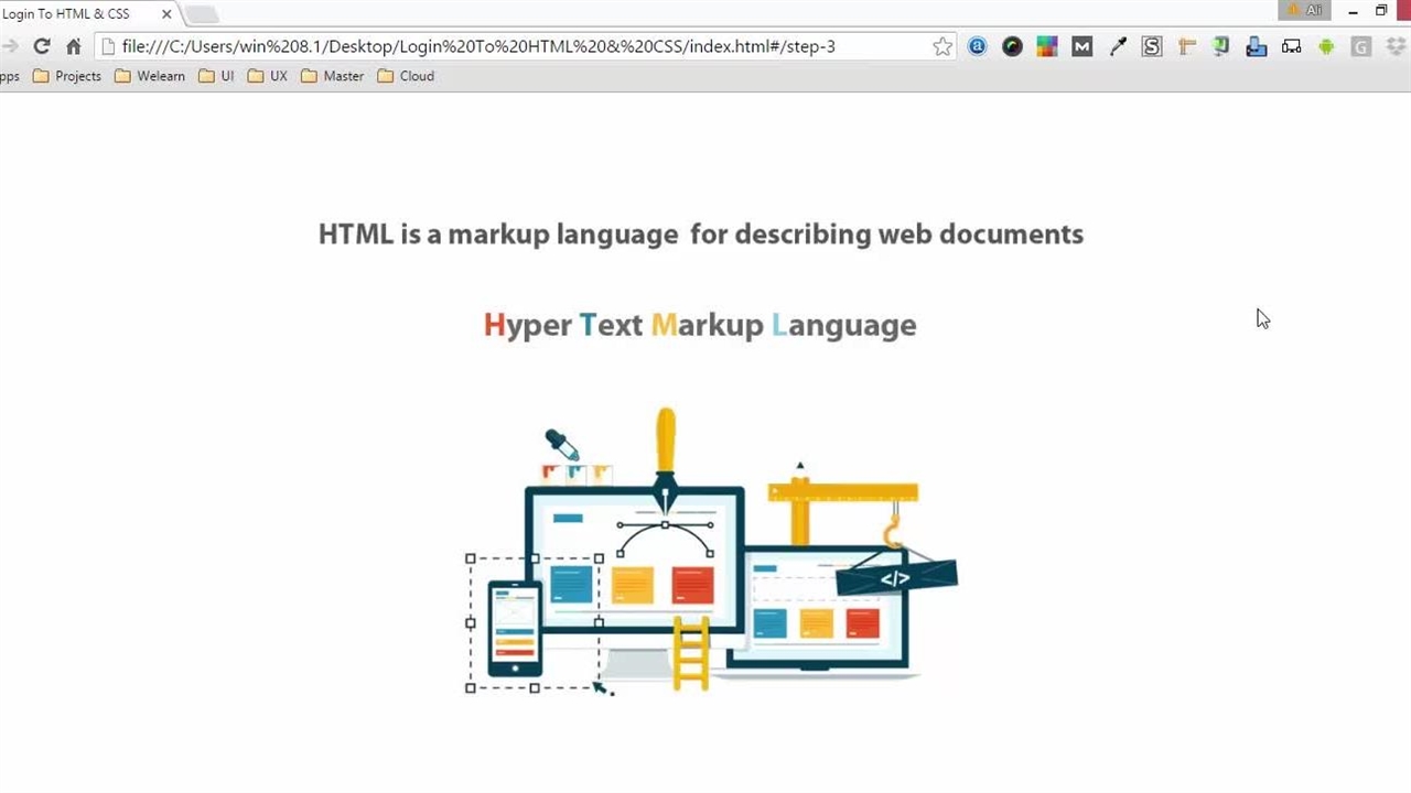 آموزش جامع HTML و CSS از صفر و روان! - HTML چیست - نماشا